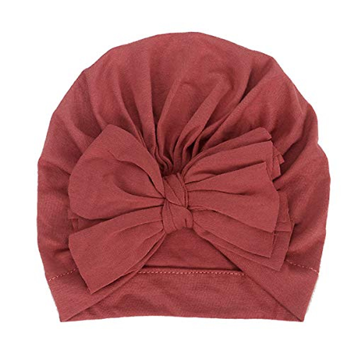 Newborn Baby Cotton Cloth Turban Toddler Rabbit Hospital Hat Ear Hat Kids Set Baby Cap (MN18)