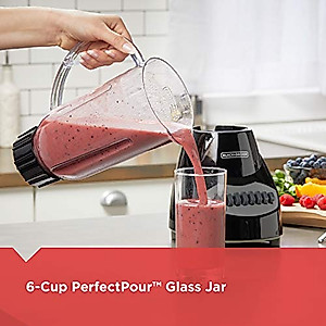 BLACK+DECKER Counter Top Blender, Black, BL2010BPA