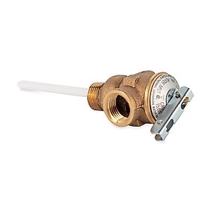 Camco Temperature & Pressure Relief Valve - 1/2" Valve w/4" Probe