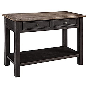 Signature Design by Ashley Tyler Creek Modern Farmhouse Sofa Table, Brown & Black