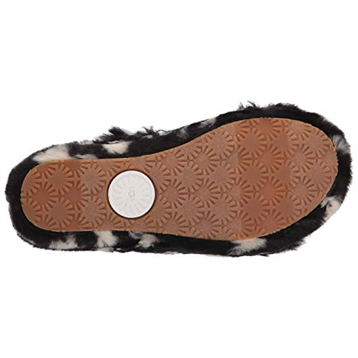 UGG Women's OH Yeah Spots Slipper, Black, 7