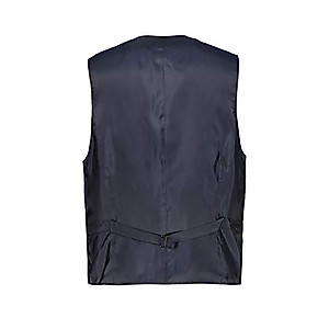 JP 1880 Menswear Big & Tall Plus Size L-8XL Contrast Lined Mix & Match Suit Vest Navy 50 705621 70