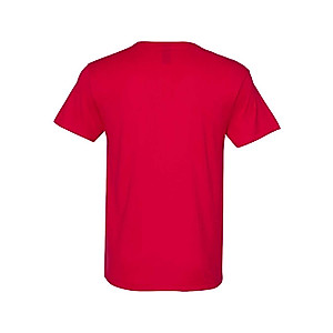 Hanes Modal Triblend Short Sleeve T-Shirt XS Solid Red Triblend