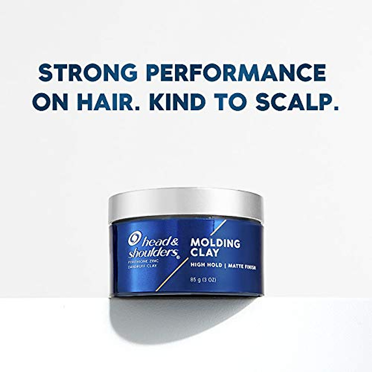 Head & Shoulders Anti-Dandruff Molding Hair Clay for Men, Strong Hold, Matte Finish, 3 Oz