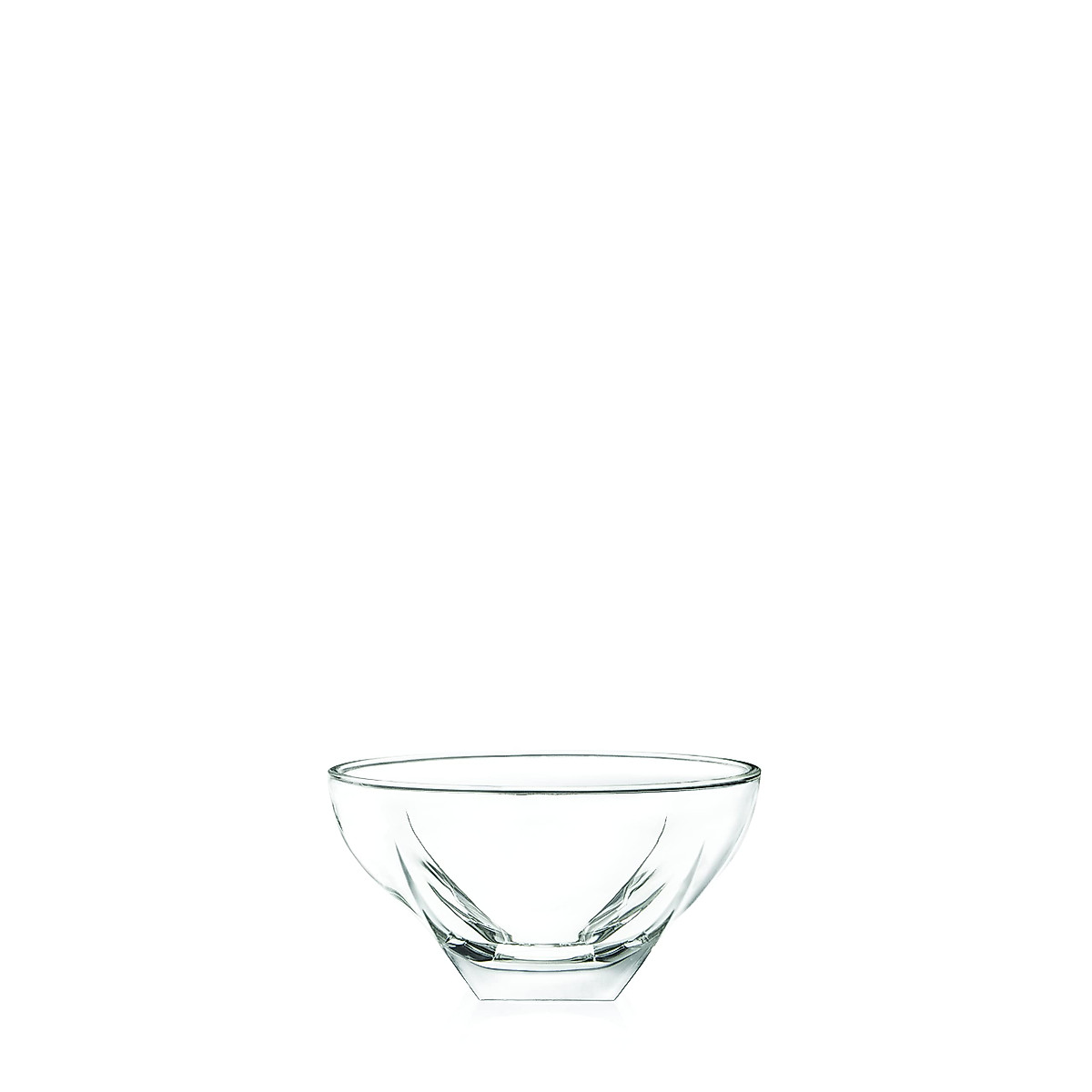 Barski Glass Bowl - For Dessert - Salad - Pasta - Fruit - Nuts - Chocolate - Set of 6 Bowls - Designed - 5.2" Diameter - Made in Europe