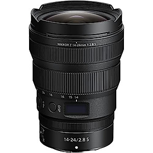 Nikon NIKKOR Z 14-24mm f/2.8 S Zoom Lens (20097) with 64GB Ultra SDHC Memory Card + Padded Lens Case + 70-Inch Pro Monopod + Cap Keeper + Lens Cleaning Kit (Renewed)