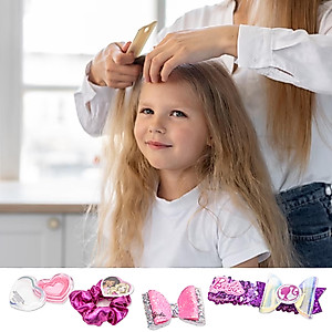 Barbie - Townley Girl Backpack Cosmetic Makeup Gift Bag Set includes Hair Accessories and Printed PVC Back-pack for Kids Girls, Ages 3+ perfect for Parties, Sleepovers and Makeovers