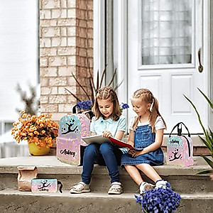 Gymnastic Scale Mermaid Personalized Backpack Set for Teen Boys Girls with Lunch Box & Pencil Pouch Bag Travel Backpack