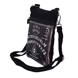Nemesis Now Spirit Board Shoulder Bag, Black, 23cm