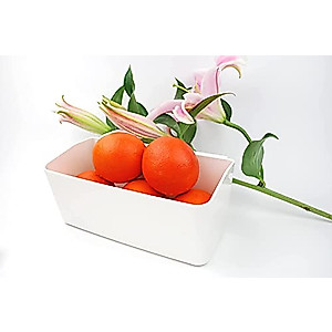 LADYBEE7LES Bath Shelve, Adhesive Shelf Shower Caddy Bathroom Organizer, No Drill Wall Mounted Shower Caddy Basket plastic，White Storage Rack for Bathroom/Kitchen