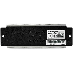 StarTech.com 7-Port USB 2.0 Hub - Metal Industrial USB-A Hub with ESD & 350W Surge Protection - Extended Operating Temp -40 to 185°F - Din Rail/Wall/Desk Mountable - USB Expander Hub, TAA