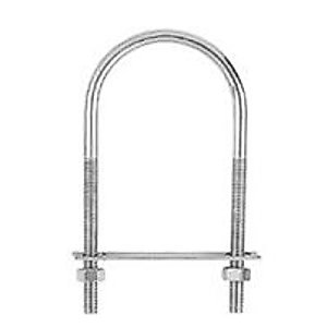 Mintcraft Lr344 Steel U-bolt, Zinc-plated, 5/16"x1-3/8"x4" (Pack of 10)