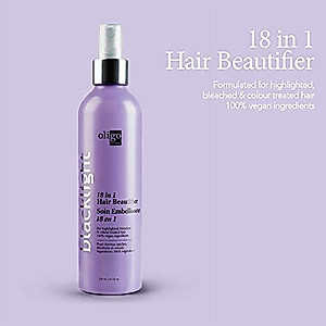 Oligo Professionnel Blacklight 18-in-1 Hair Beautifier Anti-Frizz Leave-in Hair Conditioner | Hydrating Hair Detangler Spray for Women | Sulfate Free, Paraben Free (8.5 oz)