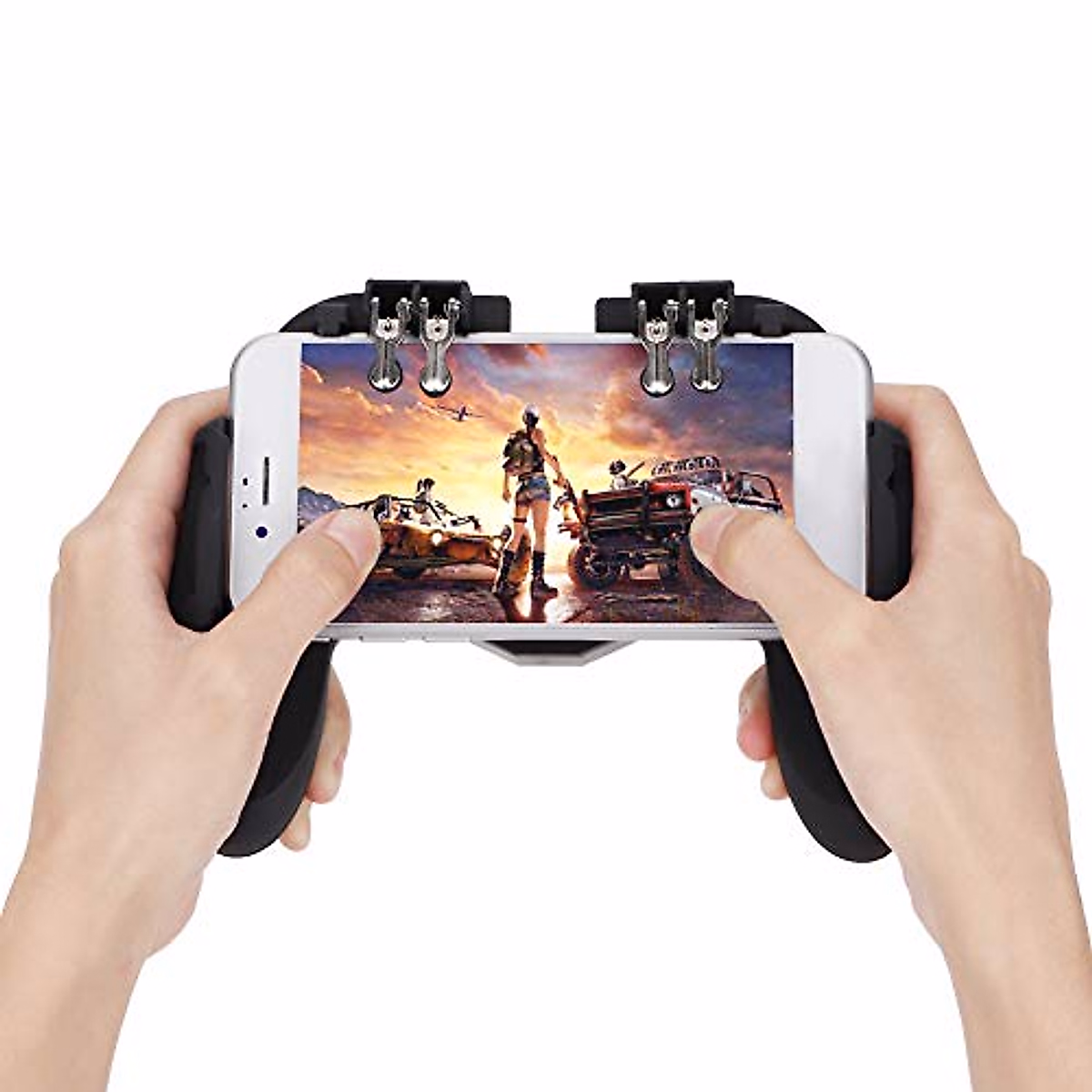 Qinlorgo Comfortable Touch Gaming Handle, Mobile Phone Gamepad, Perfect Cooling Effect for Home Protect Mobile Phone Watching Film Playing Games