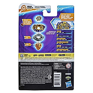 BEYBLADE Burst Surge Speedstorm Mirage Fafnir F6 Spinning Top Starter Pack – Stamina Type Battling Game Top with Launcher, Toy for Kids
