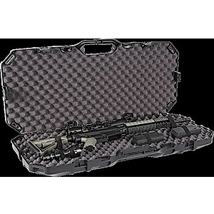Plano 36” Tactical Series Long Gun Rifle Case, Black, Gun and Accessory Storage with Internal Locking Protective Foam, Hard Gun Case for Rifle or Shotgun