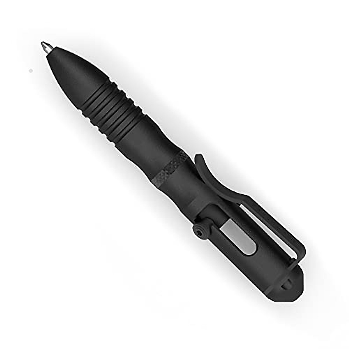 Benchmade - 1121-1 Shorthand Pen, Ergonomic Knurling Pattern, Black 6061-T6 Aircraft Aluminum Handle