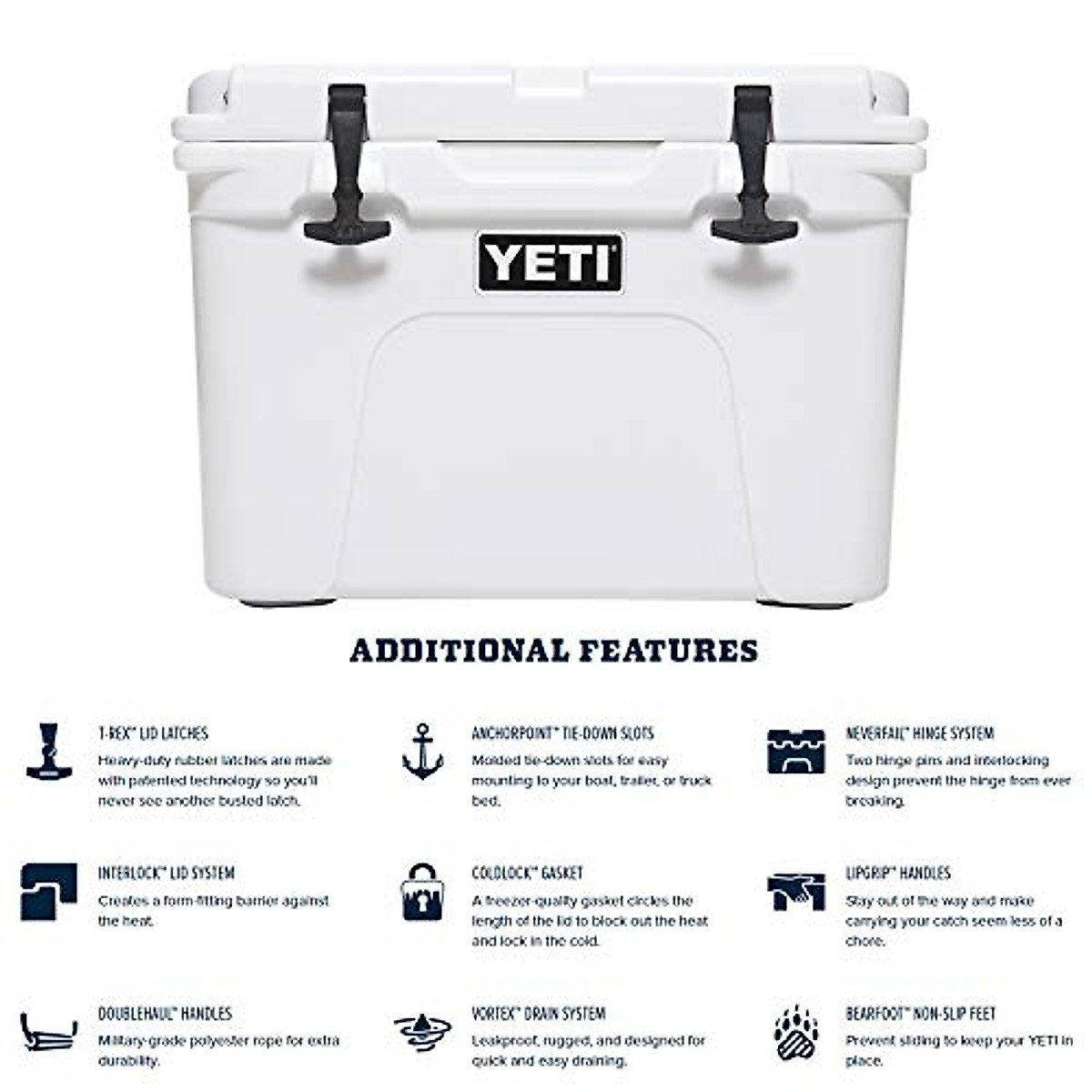 YETI Tundra 35 Cooler, White