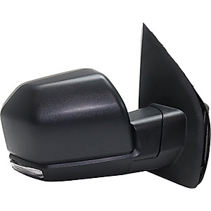 Kool Vue Driver & Passenger Side Power Heated Mirrors for Ford F-150 2015-2019 Power Fold With Signal Light, Blind Spot Monitor; without Memory Textured w/o 360-Degree Cam