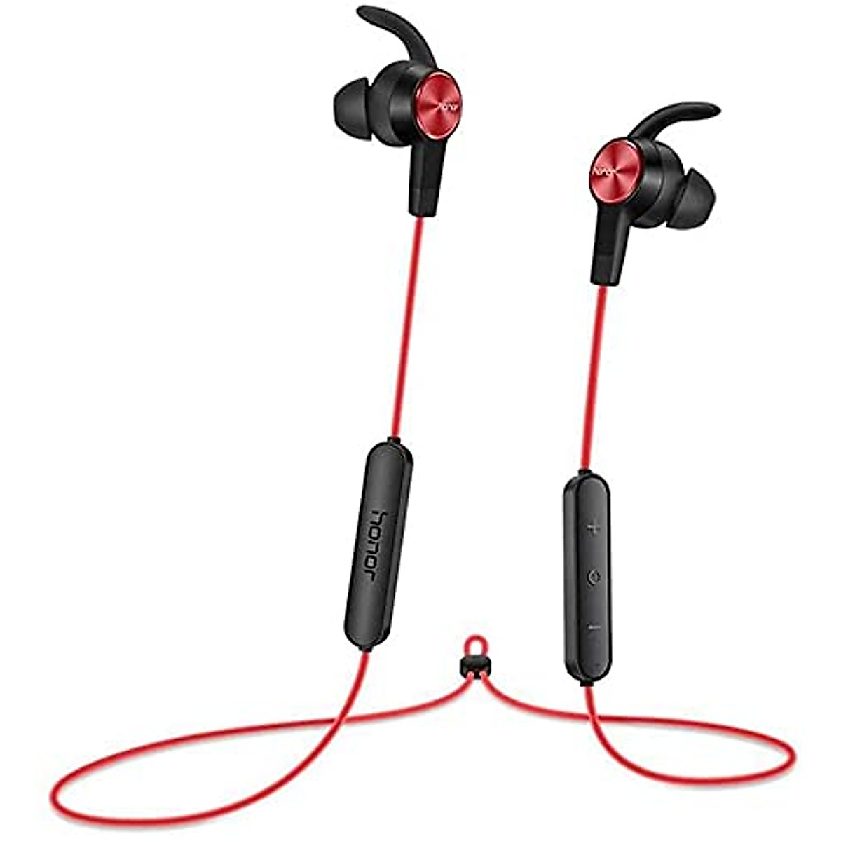 Honor xSports Wireless Bluetooth Headphones Sports Earbuds AM61R IPX5 Waterproof Wireless Music Mic Control Handsfree Noise Cancelling for Running, Gym- International Version (Red)