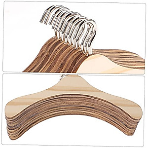 BESPORTBLE Children Hangers Kids Armoire Hanging Racks for Clothes Heavy Duty Short Hangers for Closet Wooden Hangers Dress Hangers Doll Wooden Clothes Hanger 1/3 Bjd Dolls Hanger Baby 10pcs