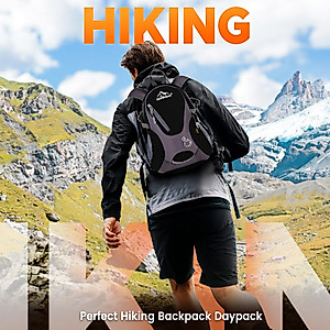 Cycling Hiking Backpack Sunhiker Water Resistant Travel Backpack Lightweight SMALL Daypack M0714