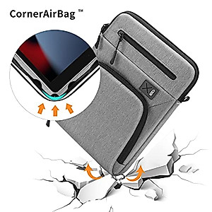 Tablet Sleeve Compatible with 11 Inch New iPad Pro,10.9 inch New iPad Air 4, 10.2 Inch iPad, Microsoft Surface Go, Samsung Galaxy Tab, Fit Magic Keyboard and Smart Keyboard Folio.(11 inch Grey)