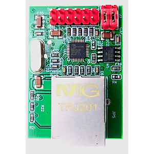 Davicom DM9051NP TCP/IP UDP SPI to LAN Ethernet Network Module Converter SPI Interface for STM32 Microcontroller ETH to WiFi Bridge ESP32 W5500