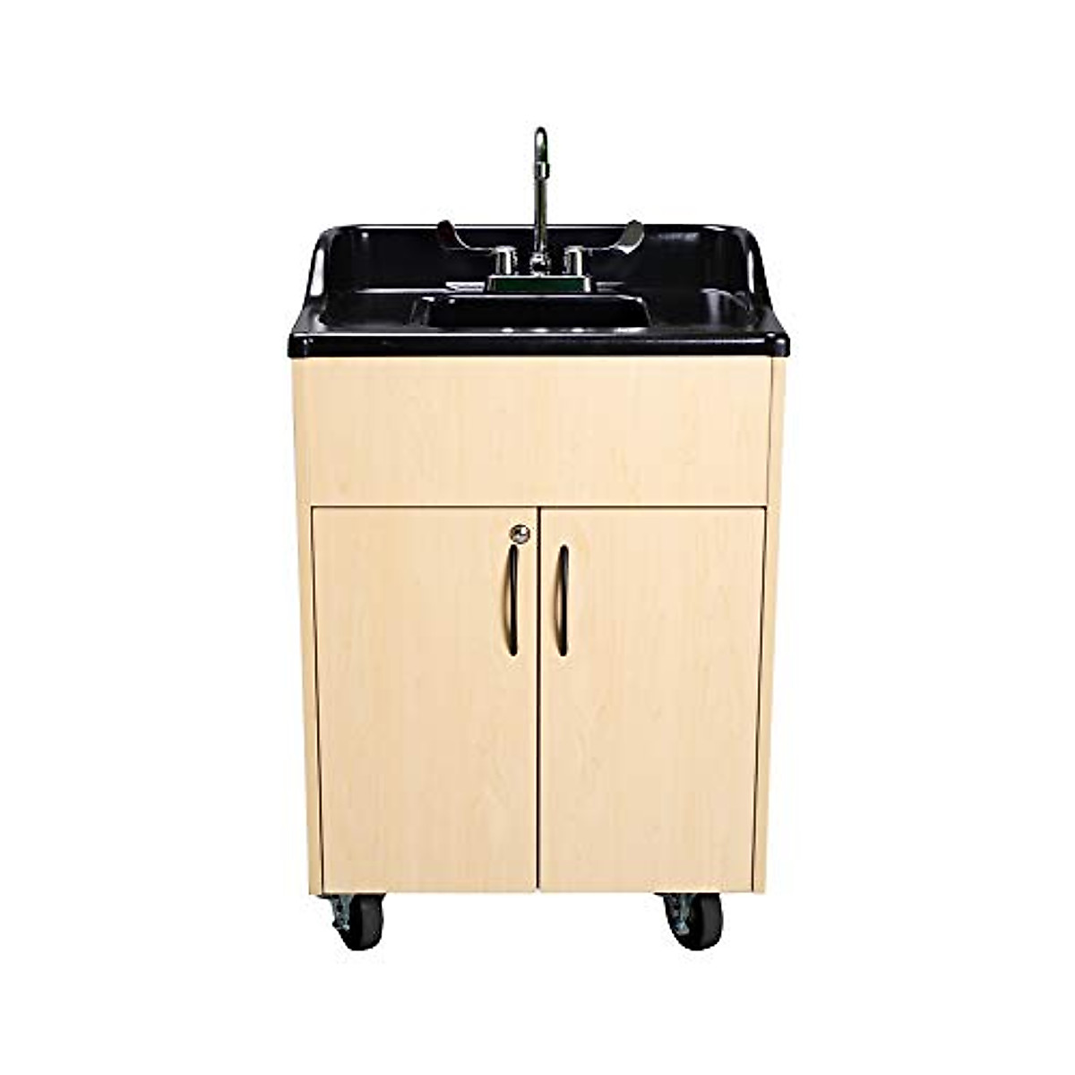 Waterworks Concession Sinks Premier Portable Handwashing Station with Hot Water - Maple