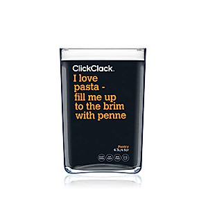 ClickClack Cube Storage Containers, Capacity: 1-1/2-qt, 3-qt and 4-1/2-qt, White, Set of 3