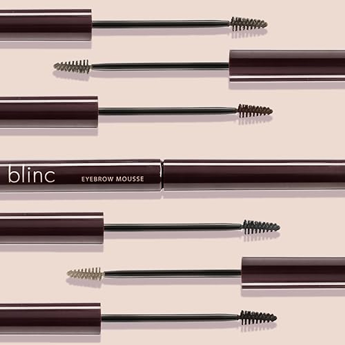 Blinc Eyebrow Mousse, Extreme Hold Tinted Eyebrow Gel with Peptides and Vitamins A & E, Natural Finish, Long-Wearing, Waterproof, Vegan, Gluten-Free & Cruelty-Free, Taupe, 4.7mL/ 0.16 Fl. Oz