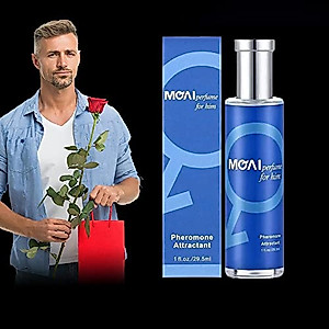 Pheromone Perfume for Men, Long Lasting Fragrance，Perfume de feromonas para atraer a Los Hombres，Pheromone Cologne for Men (Color : Man)