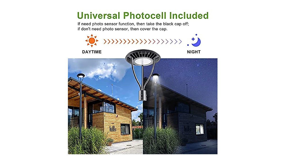 100W LED Circular Post Top Lights - Bright & Durable