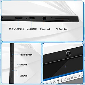 Frunsi Standalone Drawing Tablet with Screen, Android 12 Graphics Tablet Pen Display No Computer Needed,4GB/64GB Drawing Screen with USB-C,Draw,Take Notes Tablet, for Art Beginner