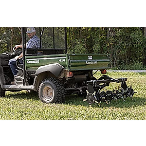Black Boar ATV/UTV Plugger Implement, Aerates Ground by Removing Plugs, Allowing for Increased Air, Water Flow and Nutrient Absorption (66008)