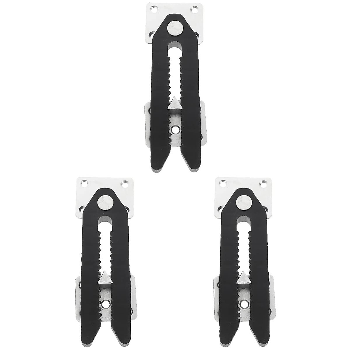 TEHAUX 3pcs Sturdy Clamp Sofa Accessory Connector: Furniture Sectional Connectors Snap Alligator Couch with Screws Practical for Sliding L Buckle Durable Connector, Connector