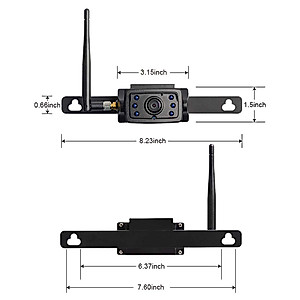 Haloview CA109 Wireless 720P High Definition License Plate Rear View Camera Hitch Camera for MC7108/MC5111