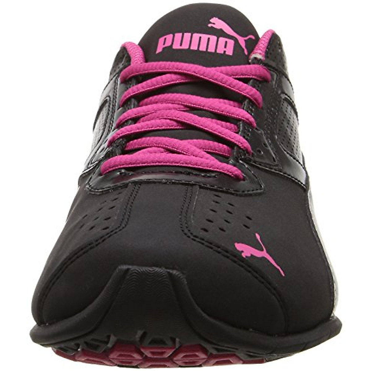 PUMA Women's 6 WN`S FM Shoes, Puma Black/Puma Silver/Beetroot Purple, 10 M