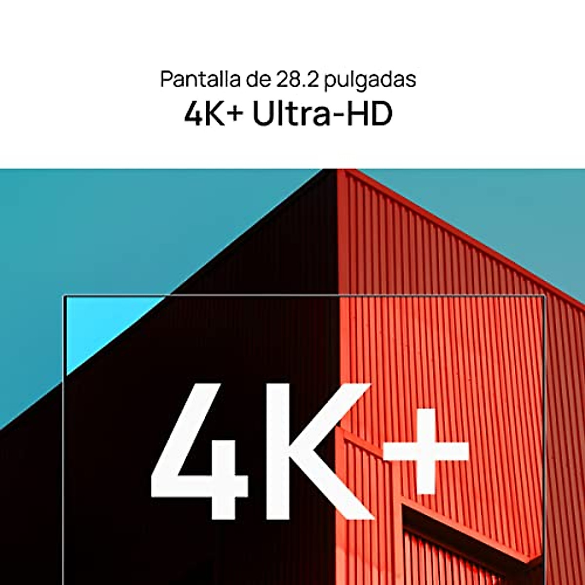 HUAWEI MateView 28.2" Monitor, 4K+ UHD Wireless 3.2, IPS, 98% DCI-P3, VESA DisplayHDR 400, Wireless Projection, USB-C, HDMI, Mystic Silver