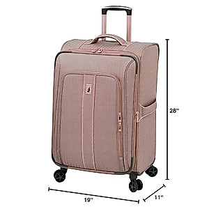 London Fog Newcastle Set of 4 Piece, Rose Charcoal