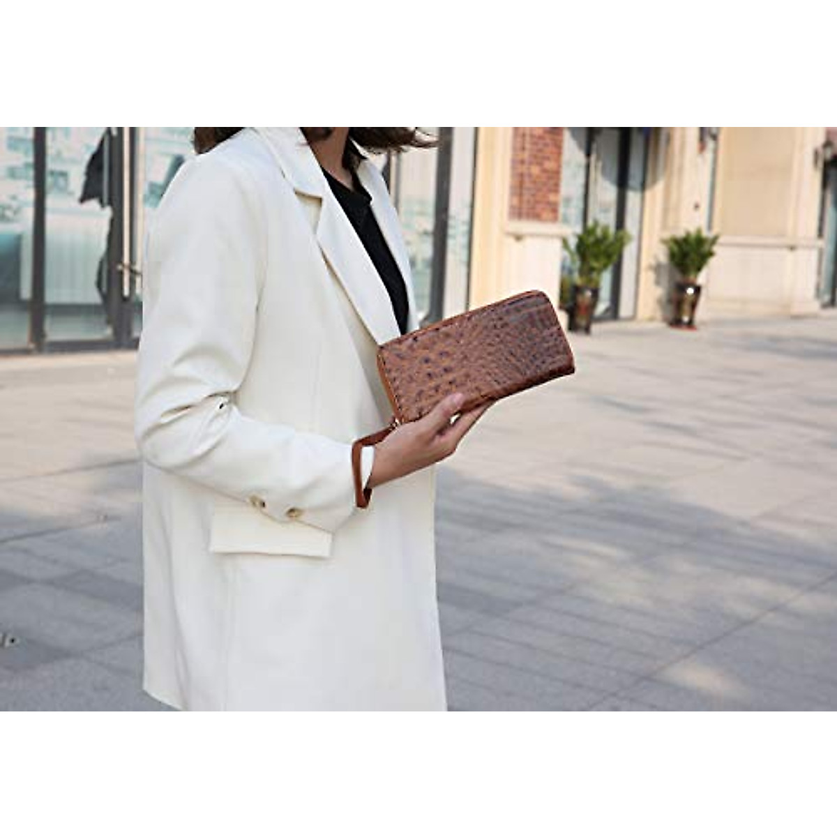 MKF Set Satchel Shoulder Bag for Women & Wristlet Wallet Purse – PU Leather Top Handle Tote Handbag Crossbody Strap Black