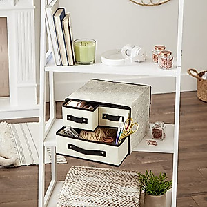 DII Breathable Closet Organizer, 3 Drawer, Damask