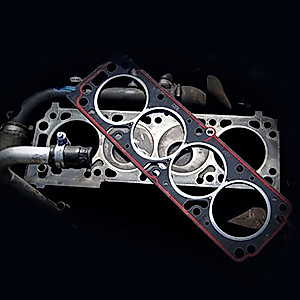 Akfix HT300 High Temp Silicone Sealant - RTV Gasket Maker, High Heat Silicone Sealant, Waterproof Seam&Gasket Sealer for Automotive, 100% Silicone Flexible Gap Filler | 1-Pack, 10.5 Oz. Red