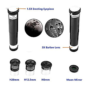 MaxUSee 70mm Refractor Telescope + 8X21 Compact HD Binoculars for Kids and Astronomy Beginners, Travel Telescope for Moon Stars Viewing Bird Watching Sightseeing