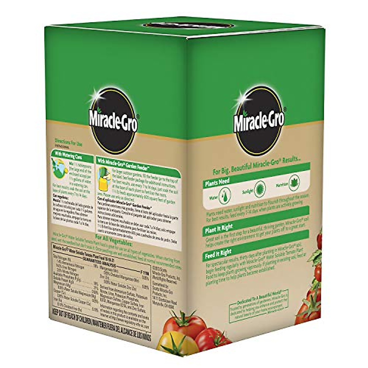 Miracle-Gro 2000422 Plant Food, 1.5-Pound (Tomato Fertilizer), 1.5 lb