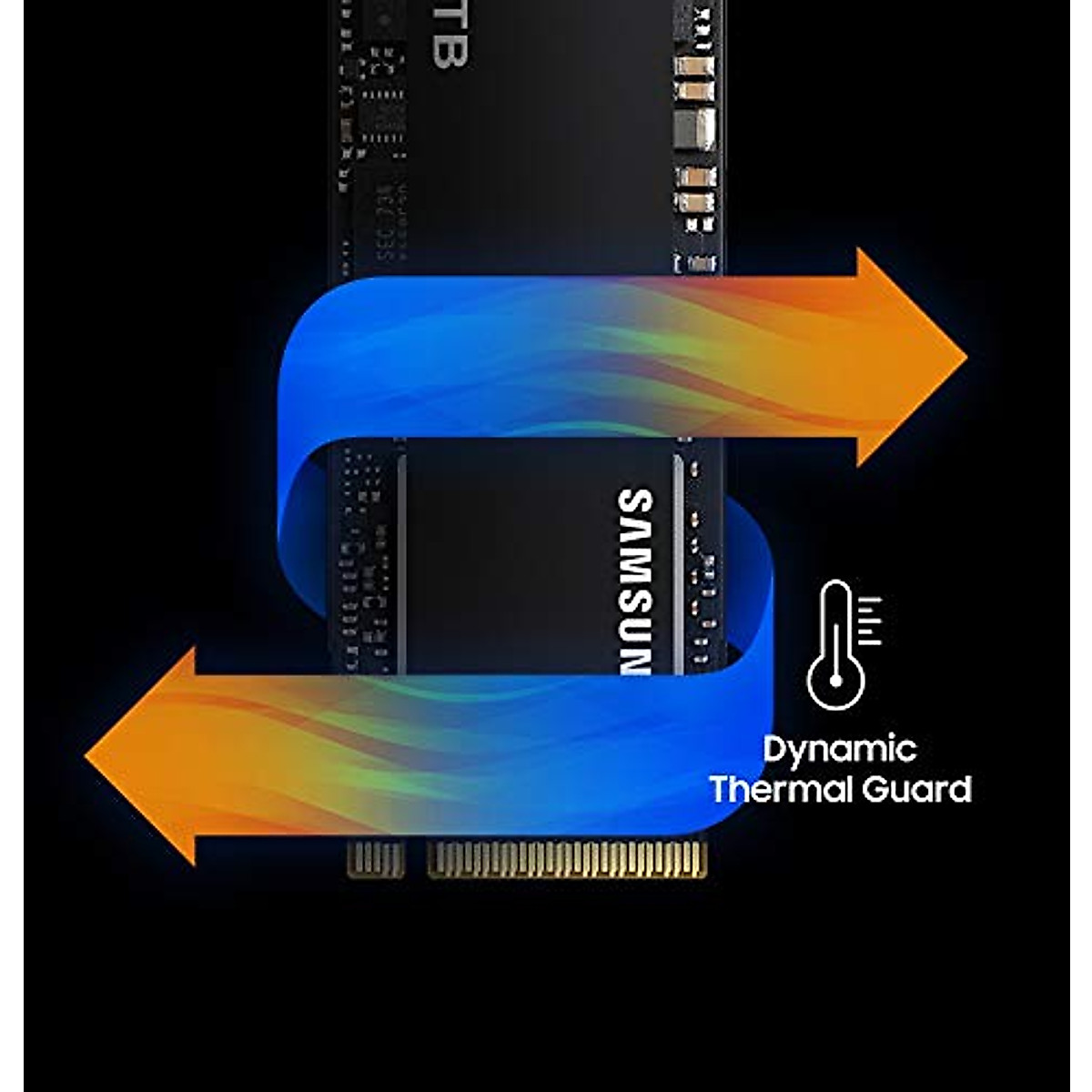 Samsung 970 EVO Plus SSD 1TB NVMe M.2 Internal Solid State Hard Drive, V-NAND Technology, Storage and Memory Expansion for Gaming, Graphics w/Heat Control, Max Speed, MZ-V7S1T0B/AM