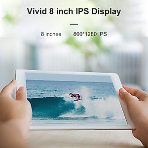 Tablets Android 11, Tablet 10 inch, 6GB RAM 128GB ROM 1TB Expansion Computer Tablet with Case, Support 5G WiFi & Wi-fi 6, IPS Touch Screen, Dual Camera, WiFi, BT5.0, Google Certified Tablet PC