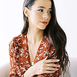 HONEYCAT Threader Drop Bar Chain Earrings in Gold, Rose Gold, or Silver | Modern Minimalist, Delicate Jewelry for Women | Nickel-Free, Hypoallergenic for Sensitive Ears