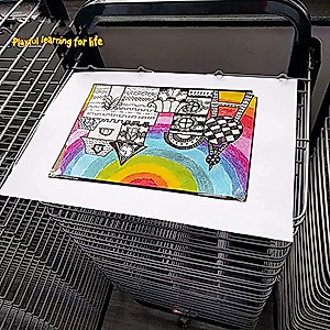 Art Drying Rack, Mobile Art Drying Rack with Wire Rack for Artwork, Drying and Printing Rack, Ideal for Schools and Art Clubs (Size : 20-Layer)