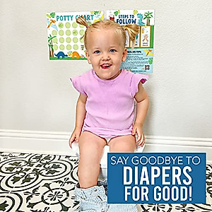 Dinosaur Potty Training Chart For Toddlers Boys - Potty Chart For Boys With Stickers, Sticker Chart For Kids Potty Training Chart For Toddlers Boys, Potty Sticker Chart For Toddlers Boy, Potty Rewards